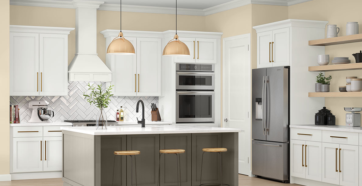Yellow Memorable Kitchen | Classic, Bold & Dramatic Kitchen | Behr