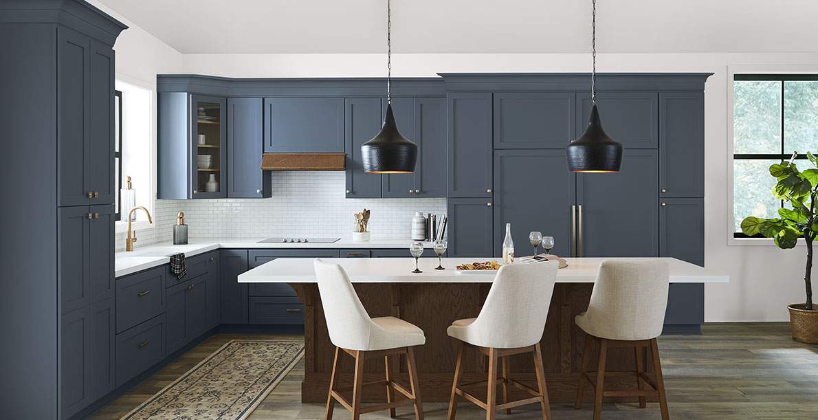 Blue Balanced Kitchen | Classic, Relaxed & Serene Kitchen | Behr