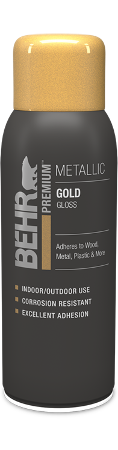 BEHR PREMIUM™ Metallic Spray Paint No. B0601 | Behr Pro