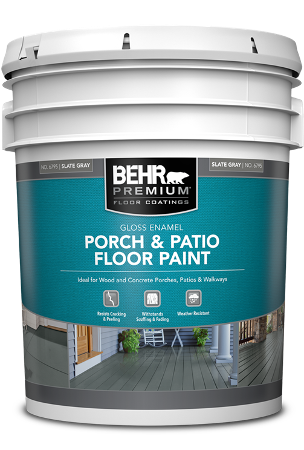 Porch & Patio Floor Paint - Gloss Enamel | BEHR PREMIUM® | Behr Pro