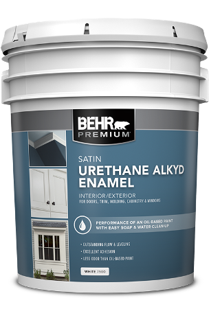 BEHR PREMIUM® Alkyd Satin Enamel Paint | Behr Pro