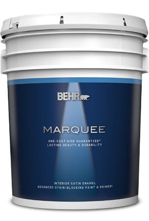 Interior Satin Enamel Stain-Blocking Paint & Primer | BEHR MARQUEE ...