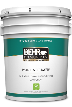 Interior Semi-Gloss Enamel Paint | BEHR PREMIUM PLUS® | Behr Pro