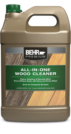 Exterior All-in-One Wood Cleaner & Stripper | BEHR PREMIUM® | Behr Pro