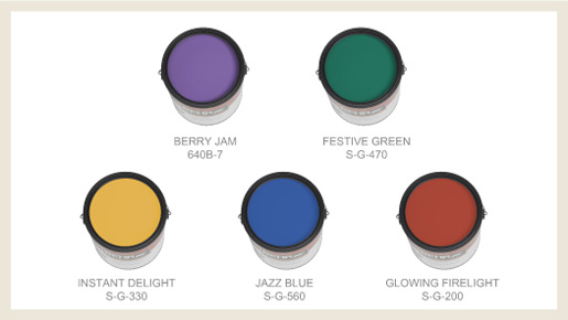 Paint Cans Border - Colorfully BEHR