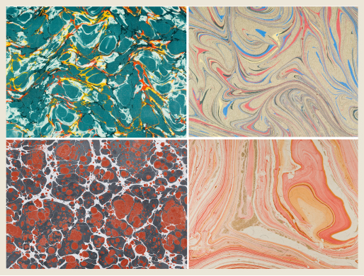 Marbled-Paper-Collage - Colorfully BEHR