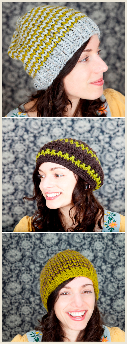 Knitted cap collage - Colorfully BEHR