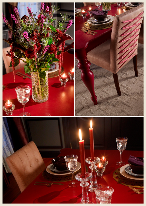 Berry red accents - Colorfully BEHR