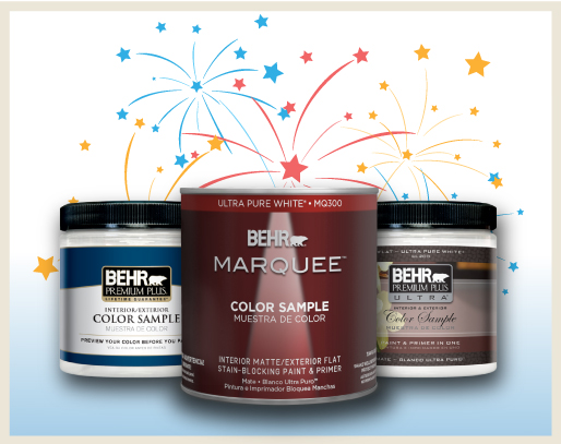 New paint samples - Colorfully BEHR