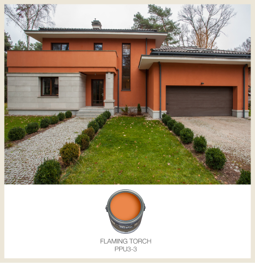 Orange Exterior - Colorfully BEHR
