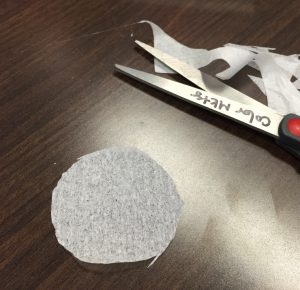 Cut-circle-out-of-tissue - Colorfully BEHR