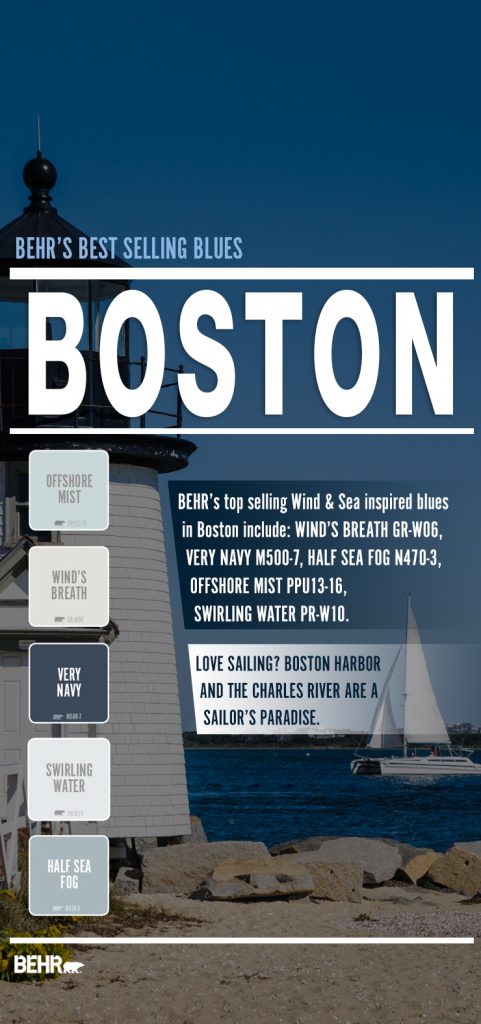 Top Colors by City: Boston | Colorfully BEHR
