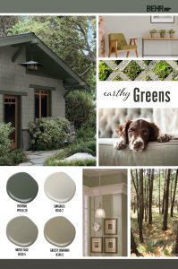 Earthy Greens Color Palette | Colorfully BEHR