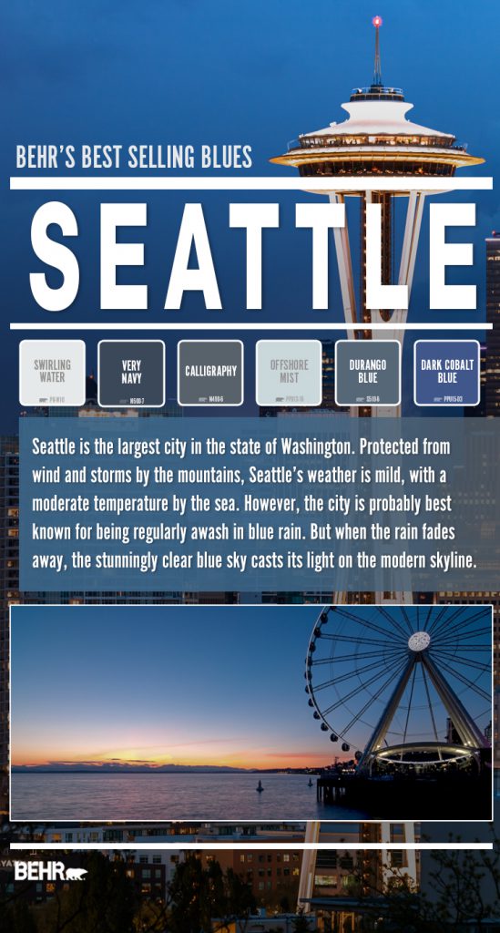 Popular Colors by City: Seattle - Colorfully BEHR