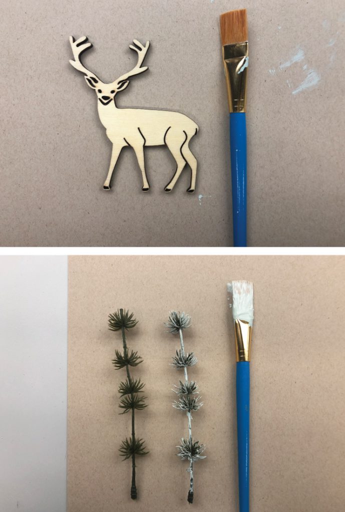 DIY Project: Winter Scene Shadow Box | Colorfully BEHR