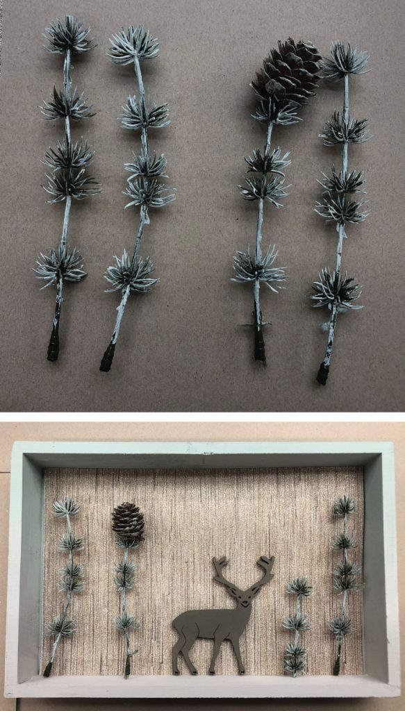 DIY Project: Winter Scene Shadow Box | Colorfully BEHR