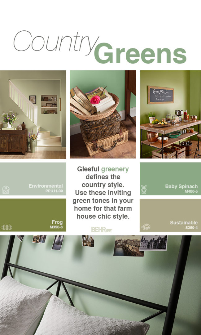 FAQ: Country Greens Color Palette | Colorfully BEHR