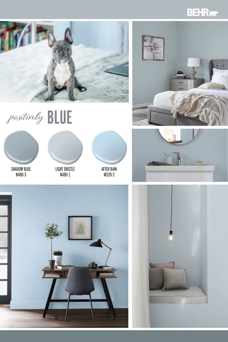 Positively Blue Color Palette | Colorfully BEHR