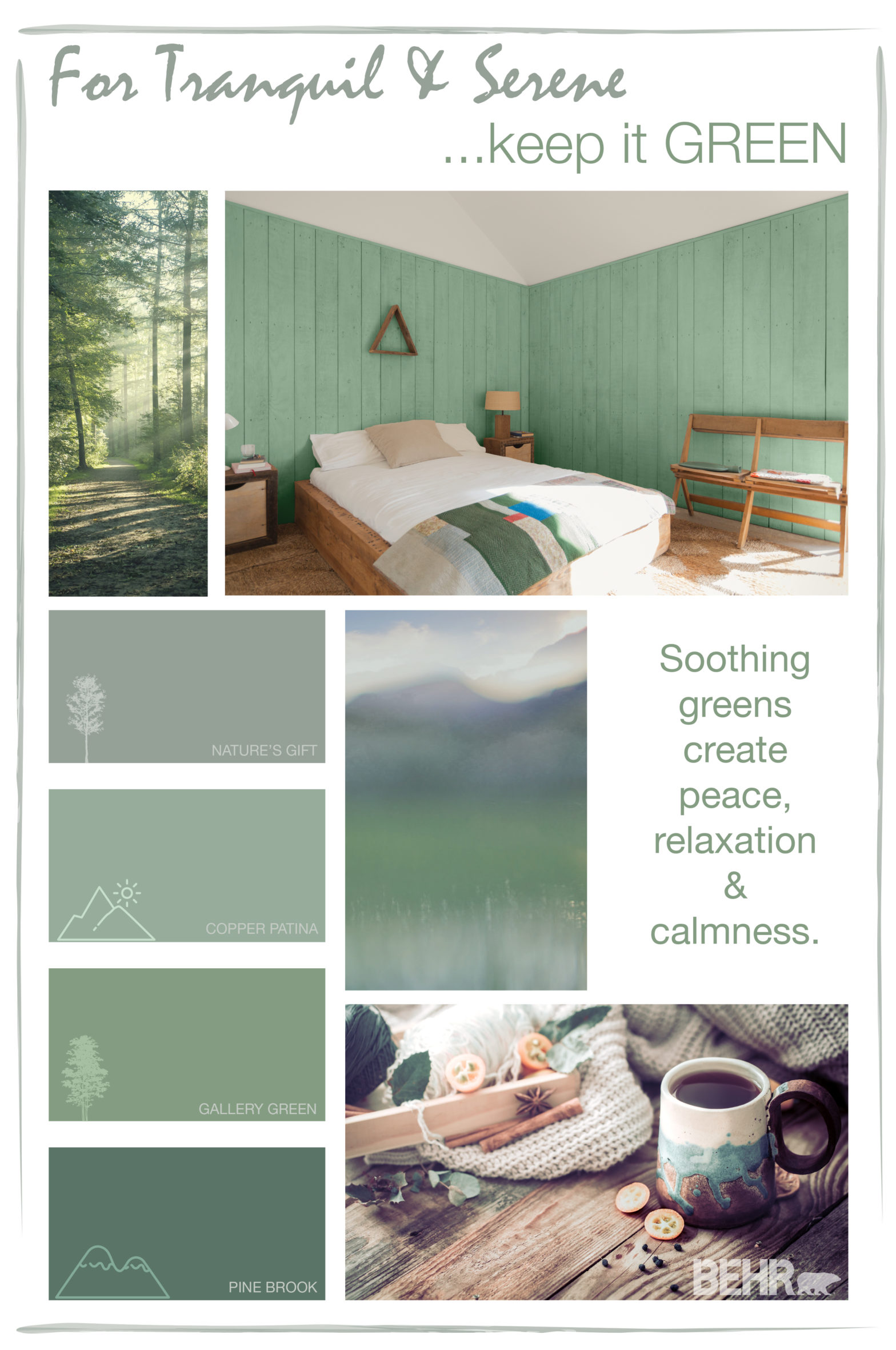 FAQ: Keep it Green Color Palette | Colorfully BEHR