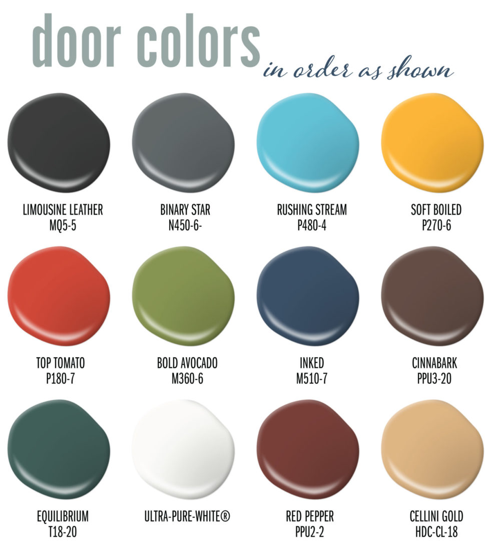 Colorful Doors | Colorfully, BEHR Blog