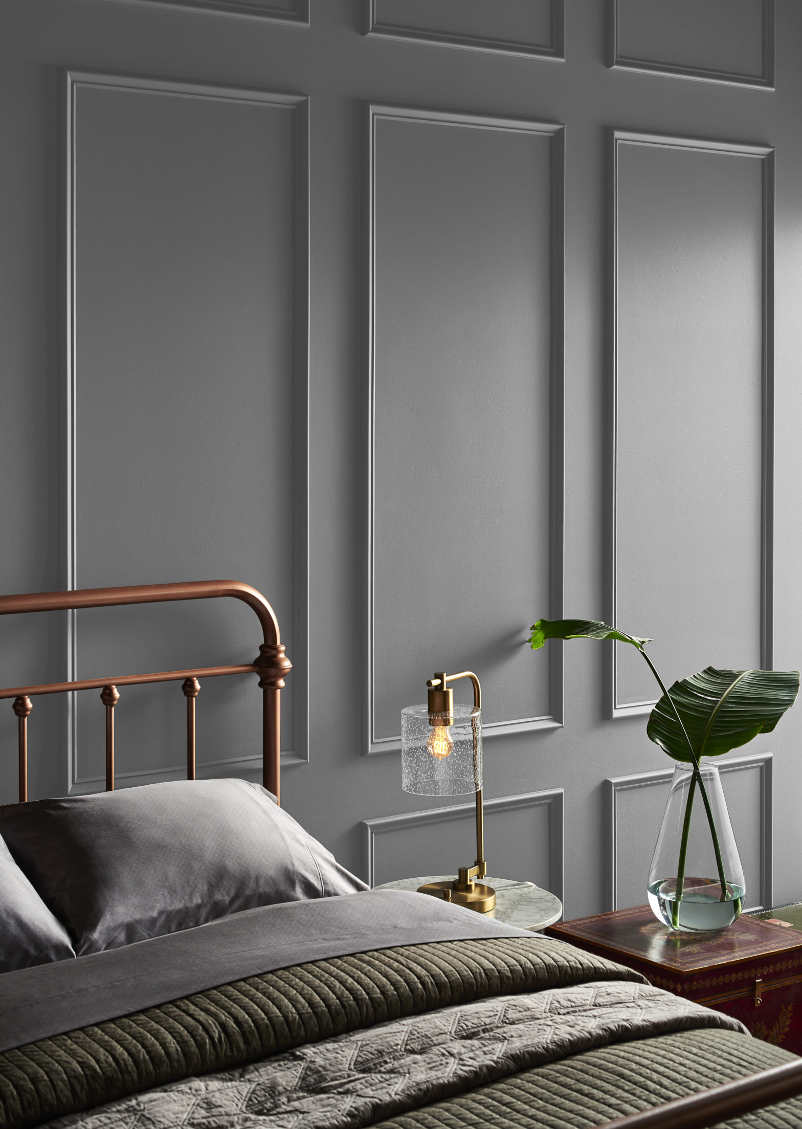 Decorate a Statement Wall with Trim Board Moulding | Colorfully, BEHR ...