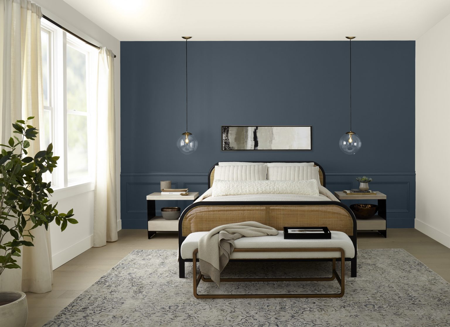 Adding Paint Accents with Midnight Blue | Best Navy Blue Paint Colors ...