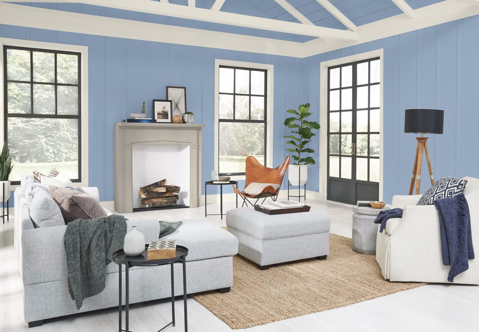 Elevating Interior Spaces with Aerial View - Colorfully BEHR