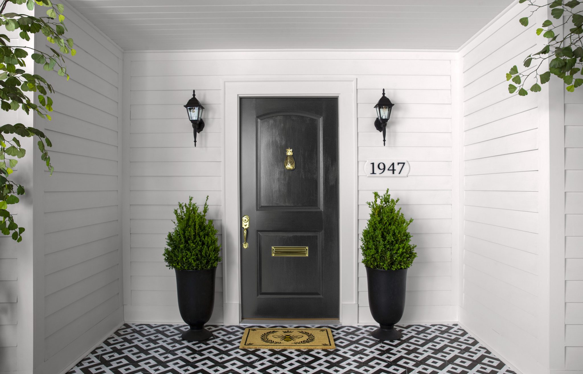 Gray Exterior Paint – Behr Rock Crystal | Colorfully BEHR