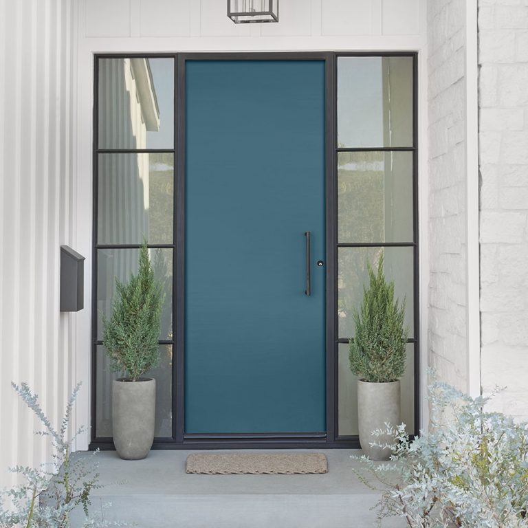 Gray Exterior Paint – Behr Rock Crystal | Colorfully BEHR