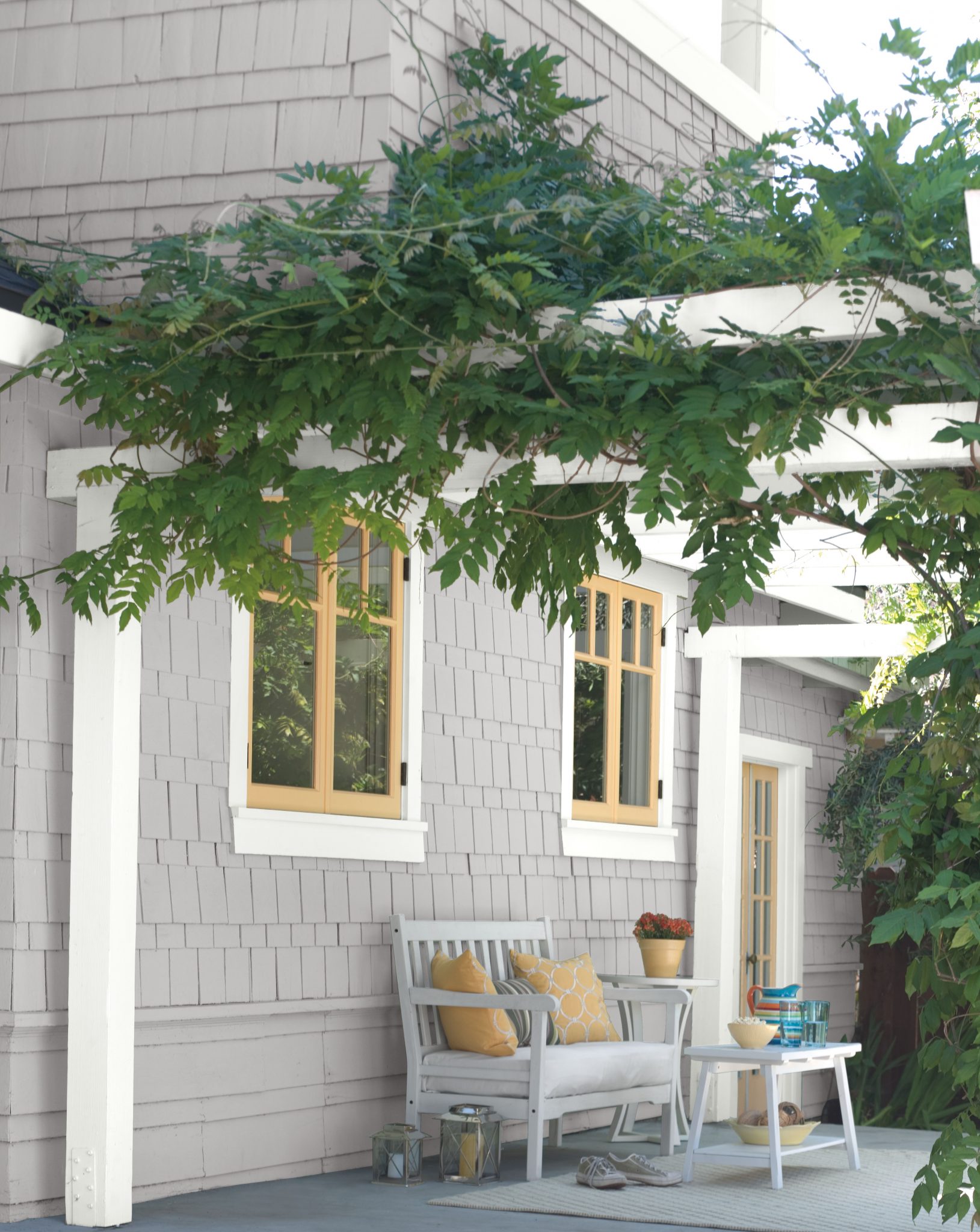 Gray Exterior Paint – Behr Rock Crystal | Colorfully BEHR