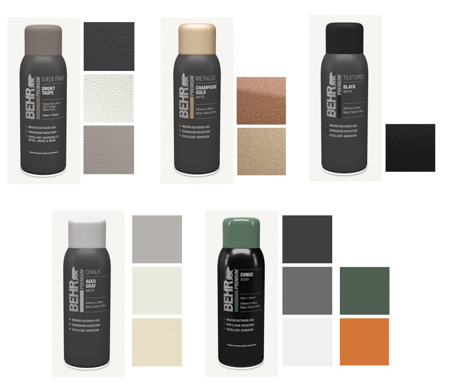 Ideas for Spray Painting | Calming Beige Palettes for Professional ...